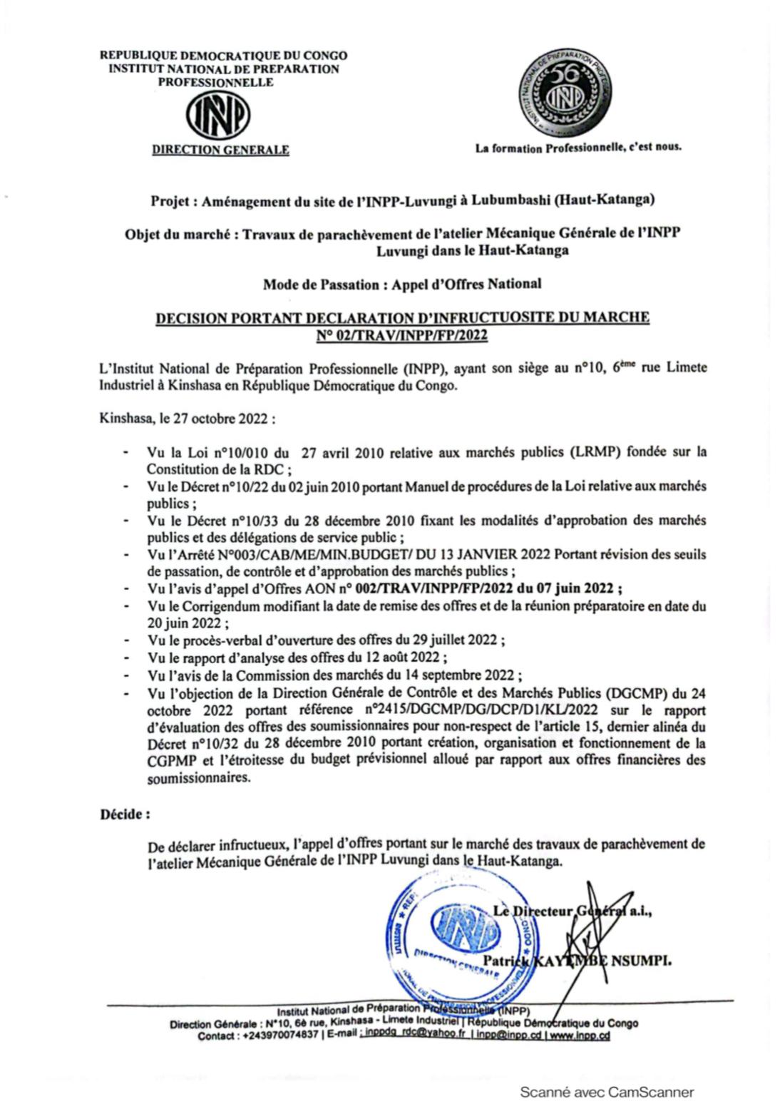 Le plus grand site d'information en république démocratique du congo